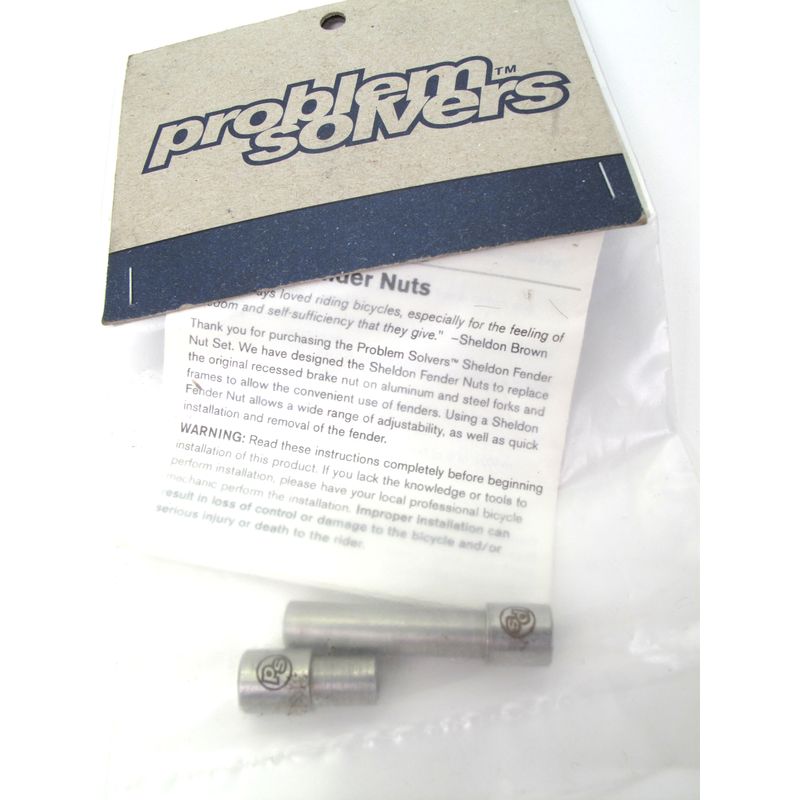 Problem Solvers Sheldon Fender 32mm F & 10mm R Nuts Set – Wheel & Sprocket - Outlet