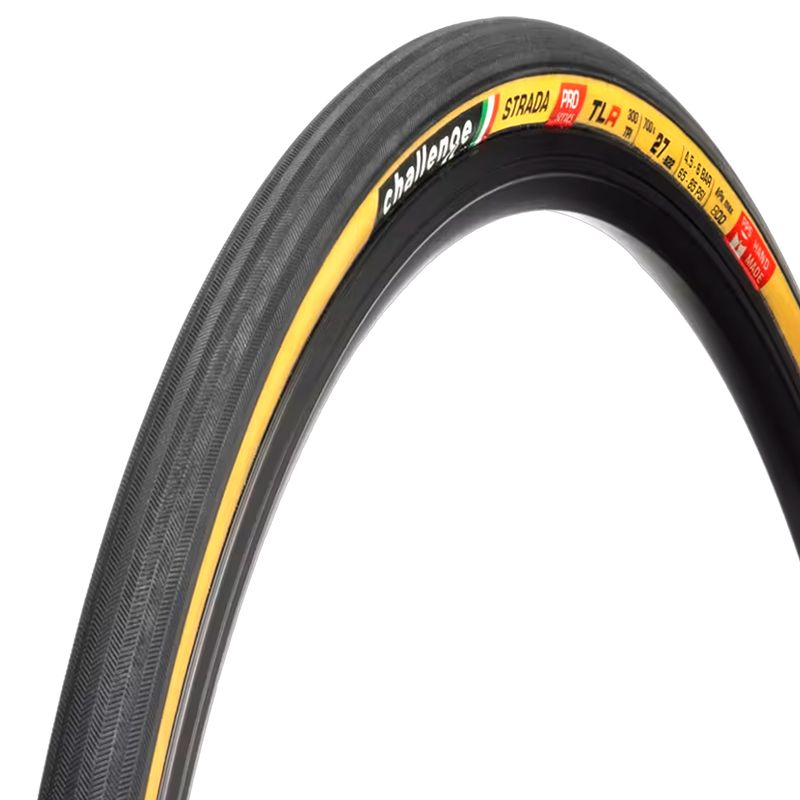 Challenge Strada Pro Handmade Tubeless Road Tire, 700C x 27mm – Wheel ...