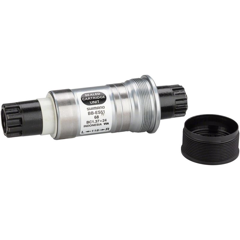 Shimano ES51 68 x 118mm Octalink V2 Spline English Bottom Bracket ...